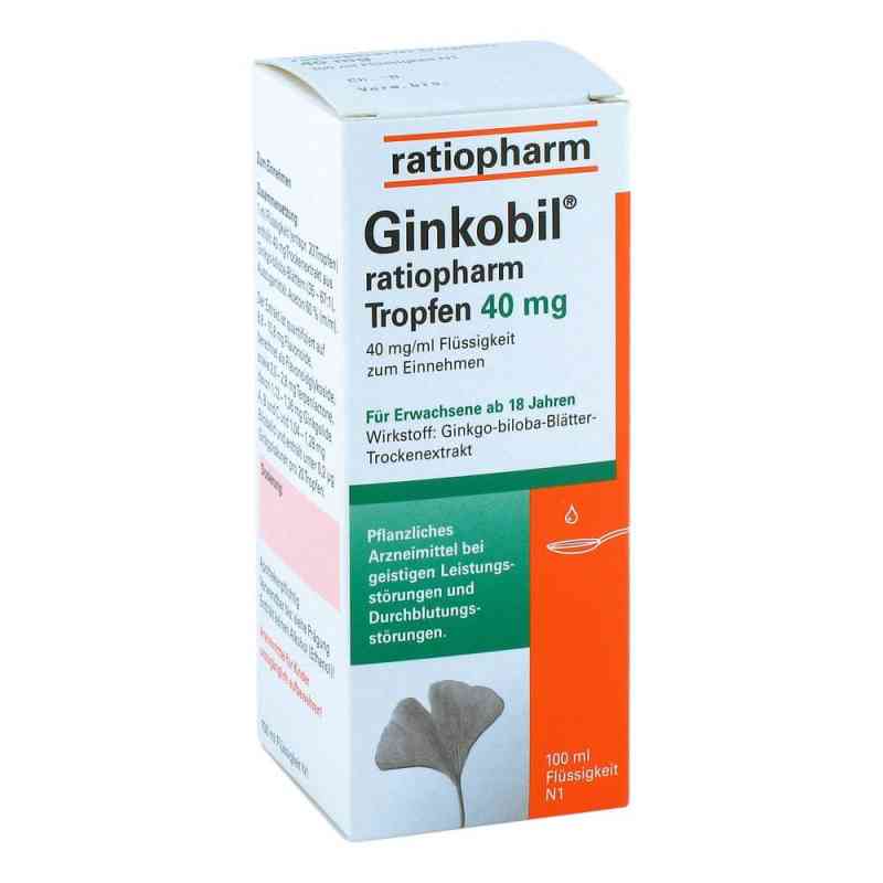 Ginkobil ratiopharm 40mg mit Ginkgo biloba 100 ml