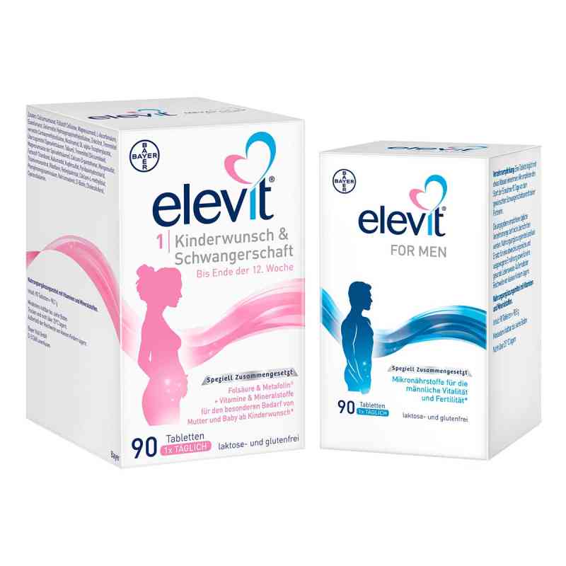 Elevit Kinderwunsch-Set: Elevit FOR MEN + Elevit 1 2x90 stk