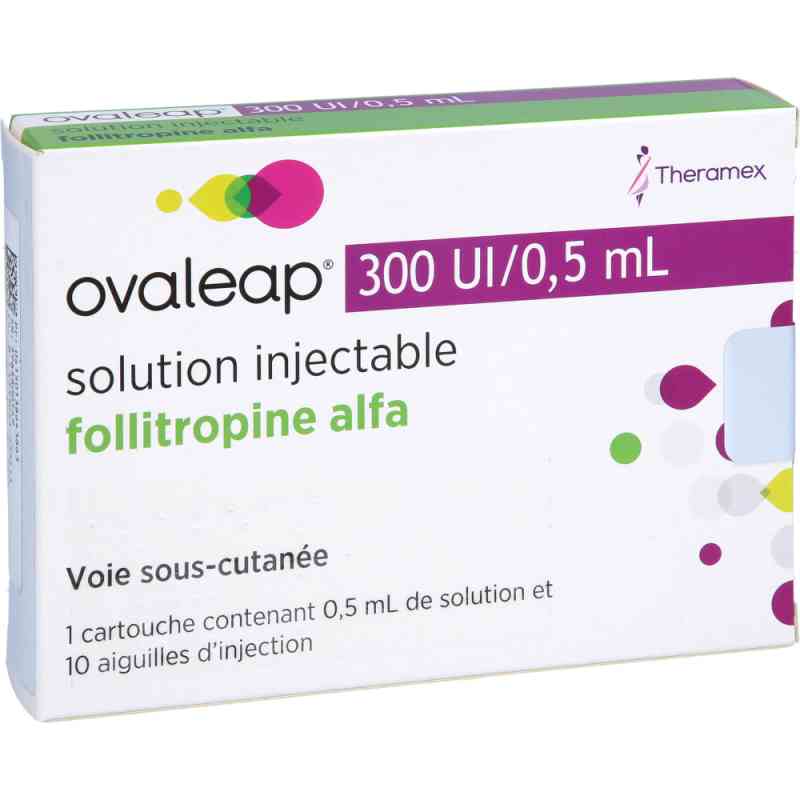 Ovaleap 300 I.e./0,5 ml Zylinder amp.+ 10 Pen iniecto nad. 1 stk