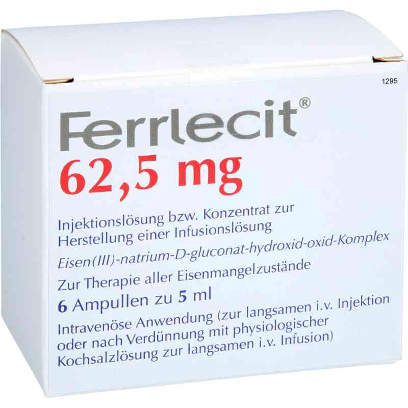Ferrlecit 62,5 Mg Ampullen 6X5 ml online kaufen