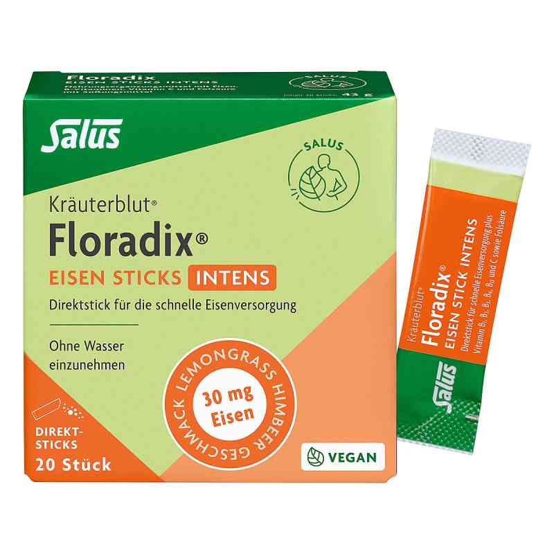 Floradix Eisen Sticks intens Direktsticks 20 stk