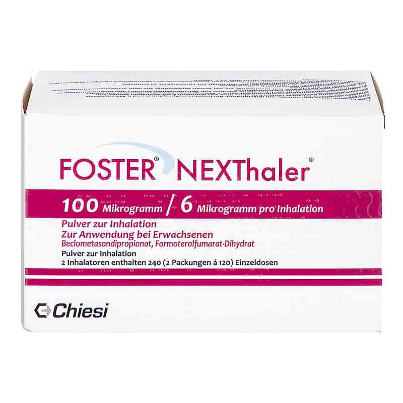 Foster Nexthaler 100/6 Μg 120 Ed Inhalationspulver 2 stk