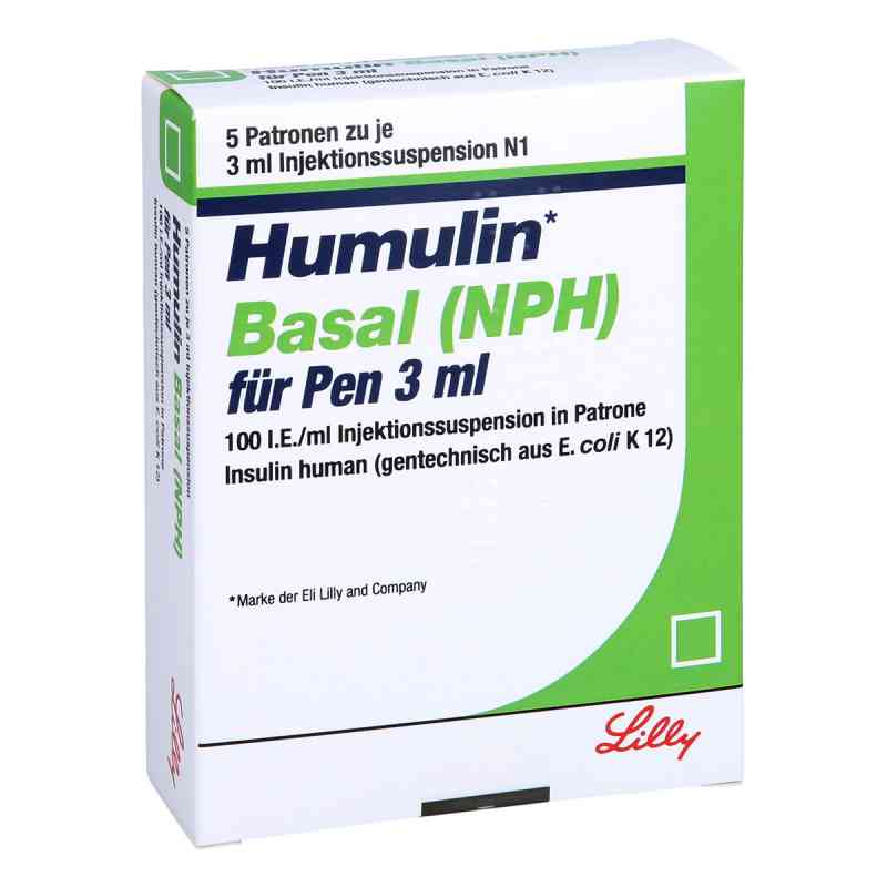 Humulin Basal (NPH) Pen Patrone 3ml 5X3 ml online günstig kaufen
