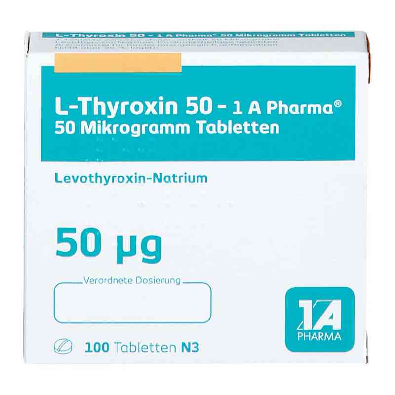 L-thyroxin 50-1a Pharma Tabletten 100 stk online kaufen