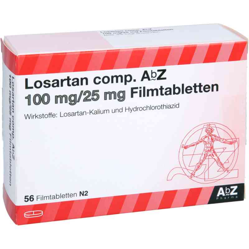 Losartan compositus Abz 100/25 mg Filmtabletten 56 stk
