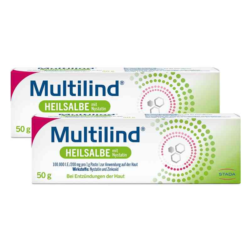 Multilind Wund- und Heilsalbe mit Nystatin und Zinkoxid 2X50 g
