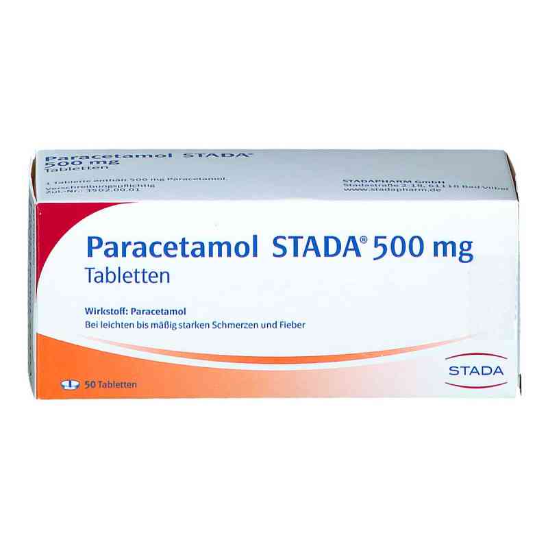 Paracetamol STADA 500mg (verschreibungspflichtig) 50 stk
