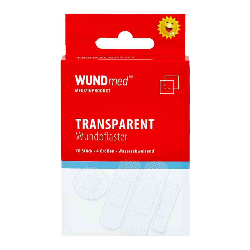 Pflaster transparent wasserfest 4 Grössen 20 stk