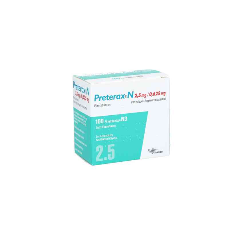 Preterax N 2,5 mg/0,625 mg Filmtabletten 100 stk