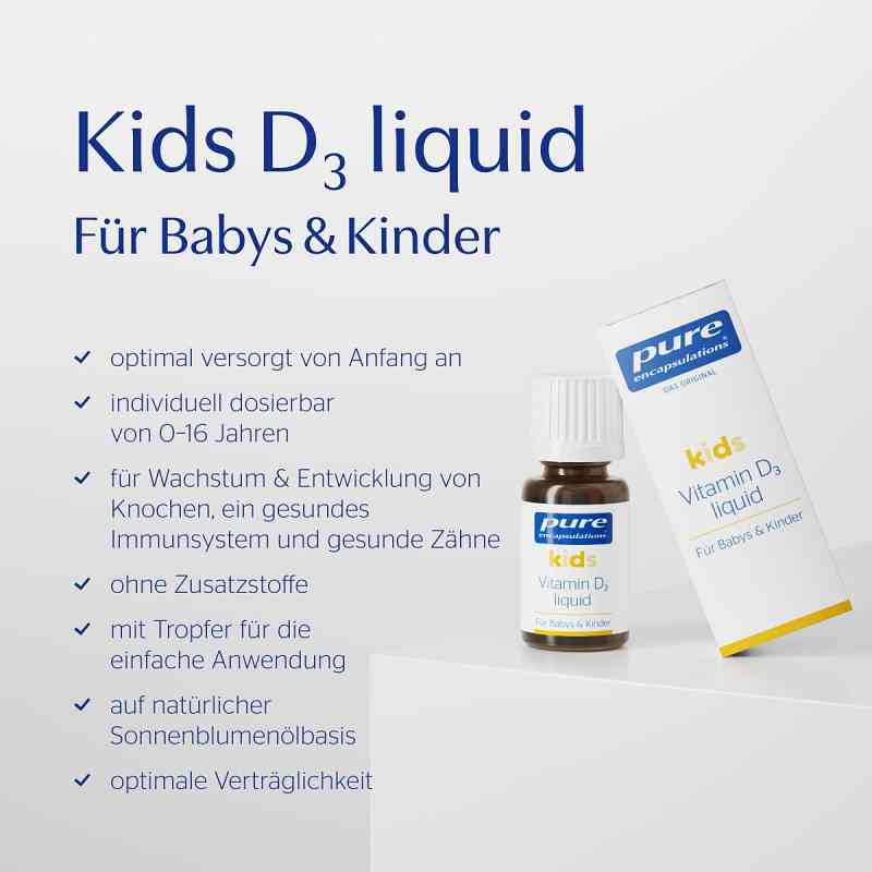 Pure Encapsulations® Kids Vitamin D3 Liquid 10 ml