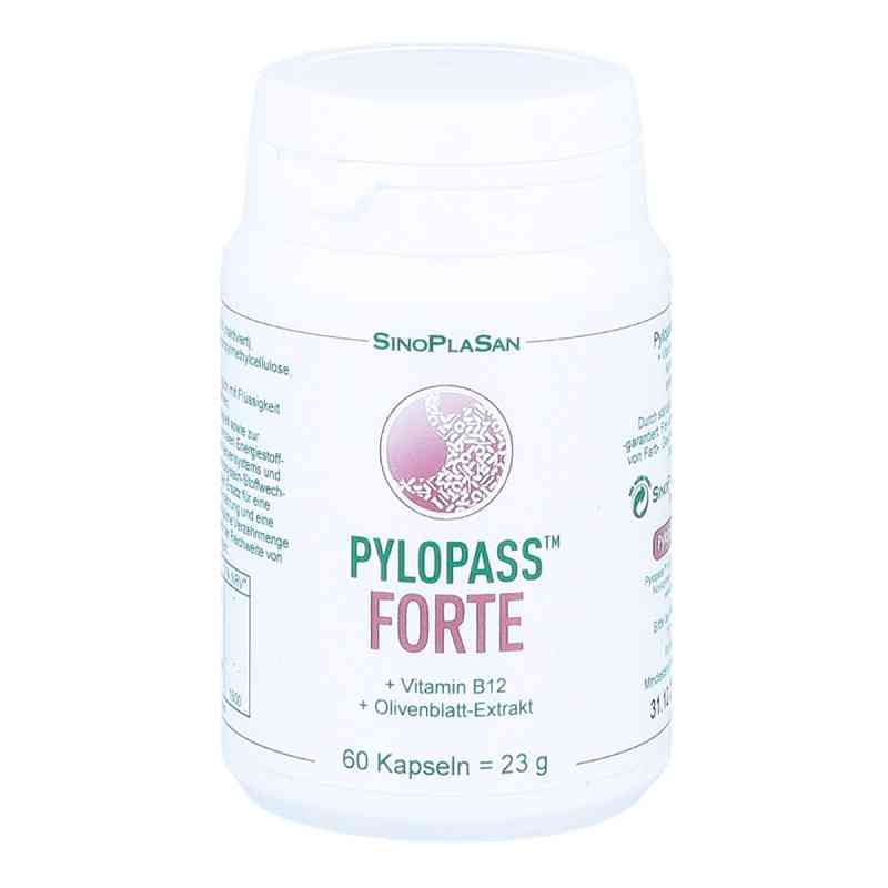 Pylopass Forte 200 mg+Vit.B12+Olivenblattextr.Kps. 60 stk