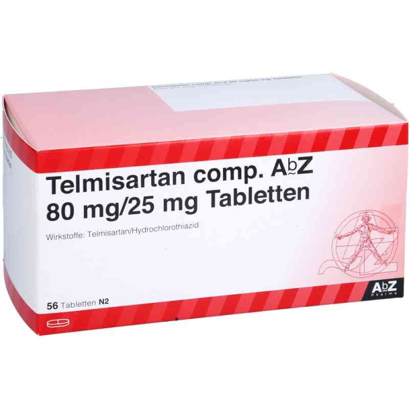 Telmisartan compositus AbZ 80mg/25mg 56 stk online kaufen