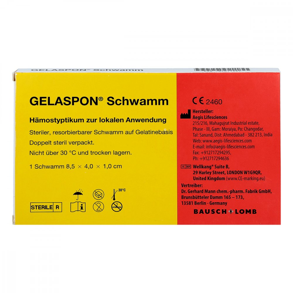 Gelaspon 1 Streifen 8,5x4x1 cm 1 stk online günstig kaufen