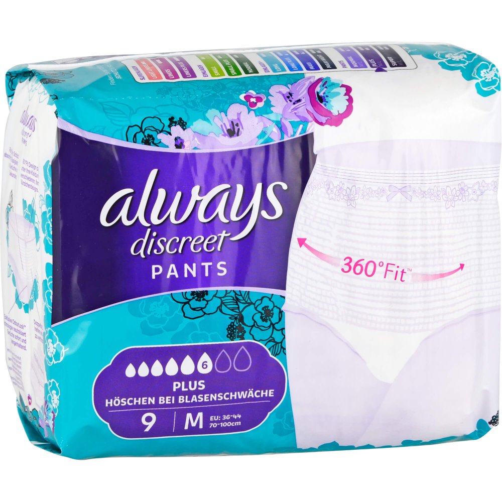 Always discreet Inkontinenz Pants plus medium 9 stk