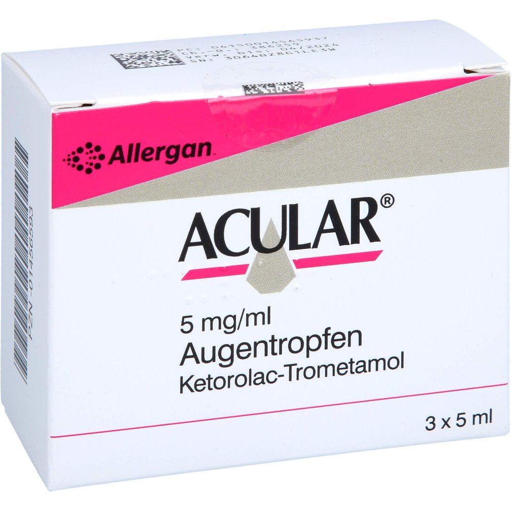 Acular 5 mg/ml Augentropfen 3X5 ml online kaufen