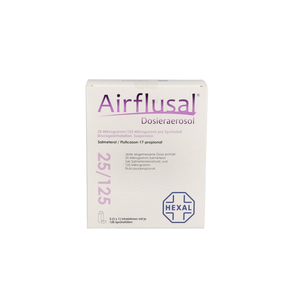 Airflusal Dosieraer.25 [my]g/125 [my]g/sprühst.3x1 3 stk