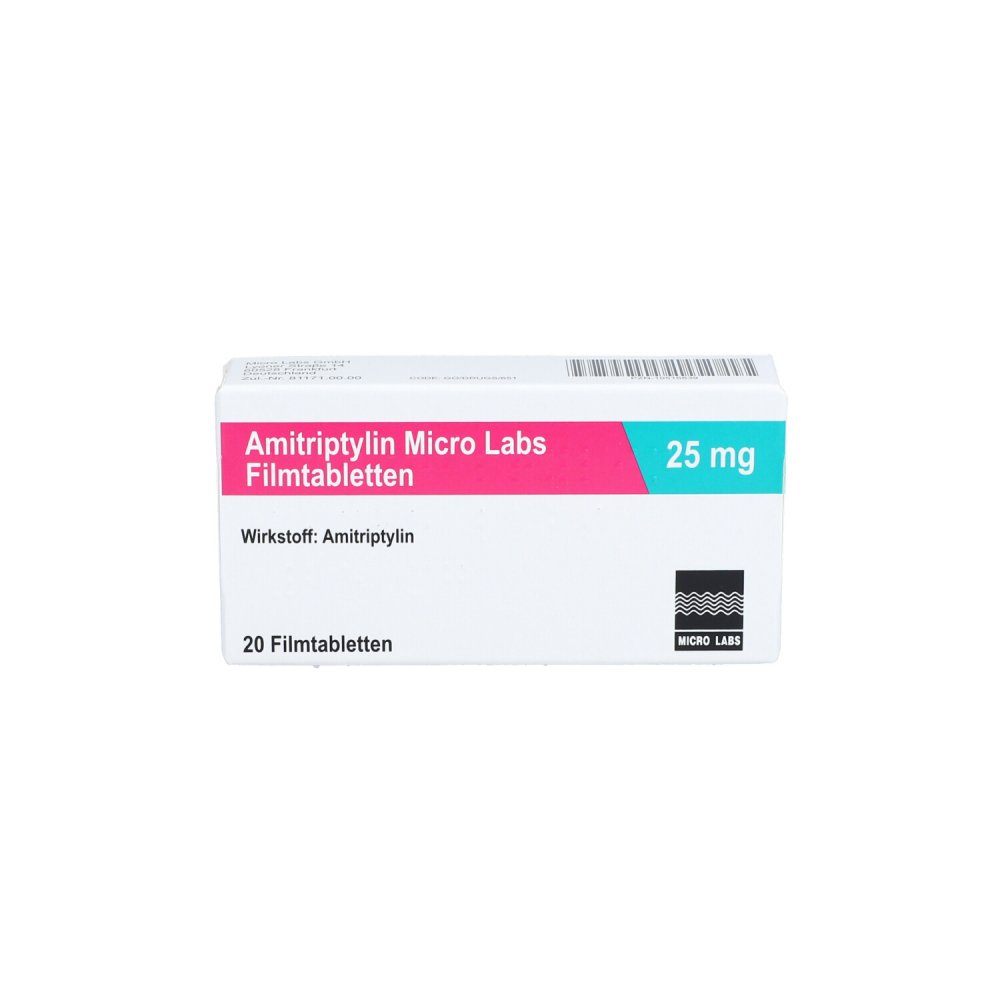 Amitriptylin-Micro Labs 25mg 20 stk online kaufen