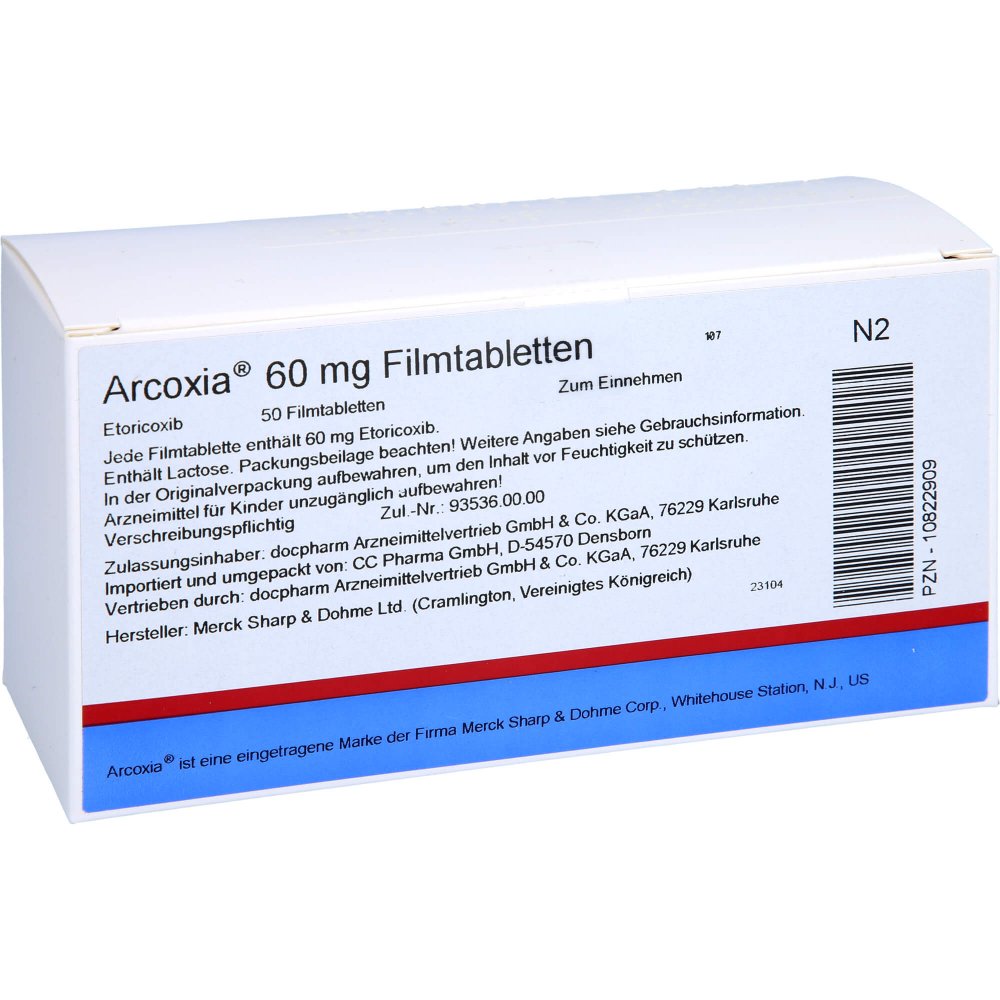 ARCOXIA 60mg 50 stk online kaufen