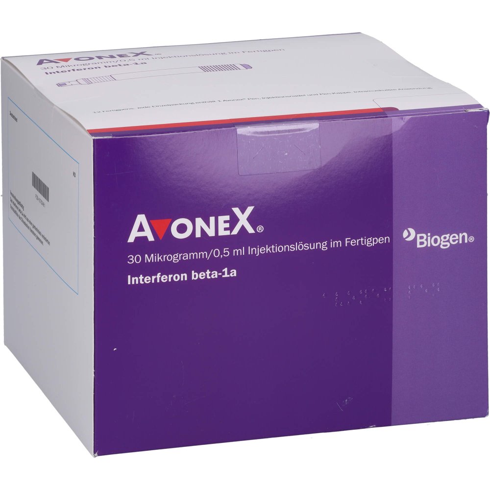 Avonex 30 [my]g/0,5 ml Injektionslösung i.e.Fertig 12 stk