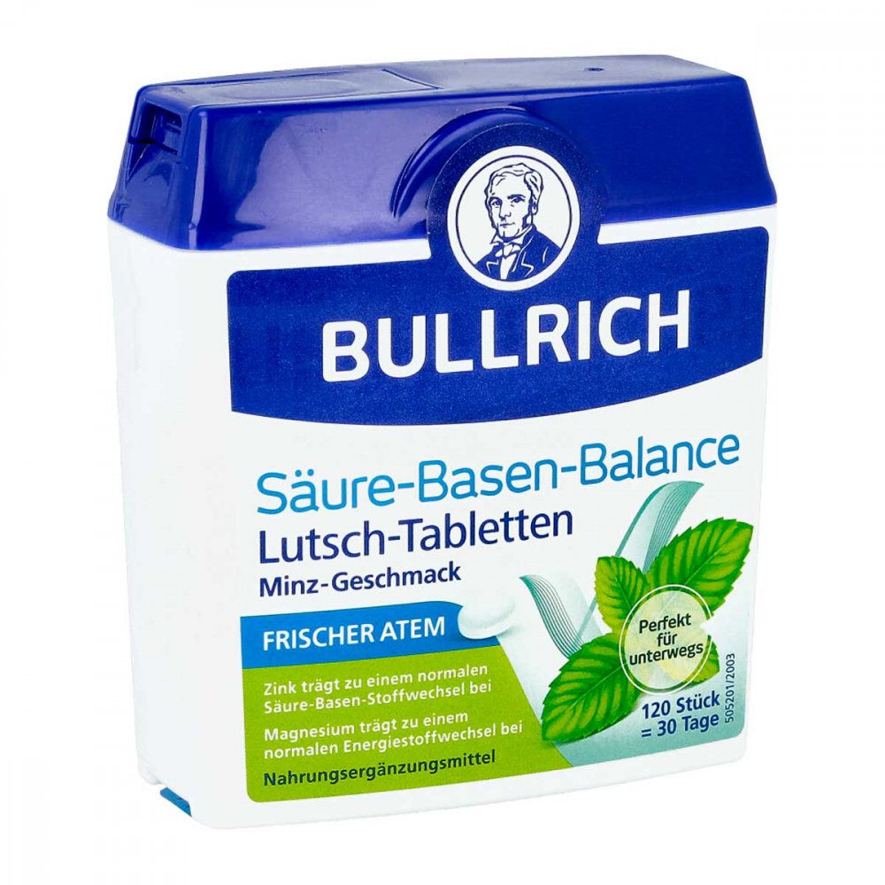 Bullrich Säure-Basen-Balance Lutschtabletten 120 stk