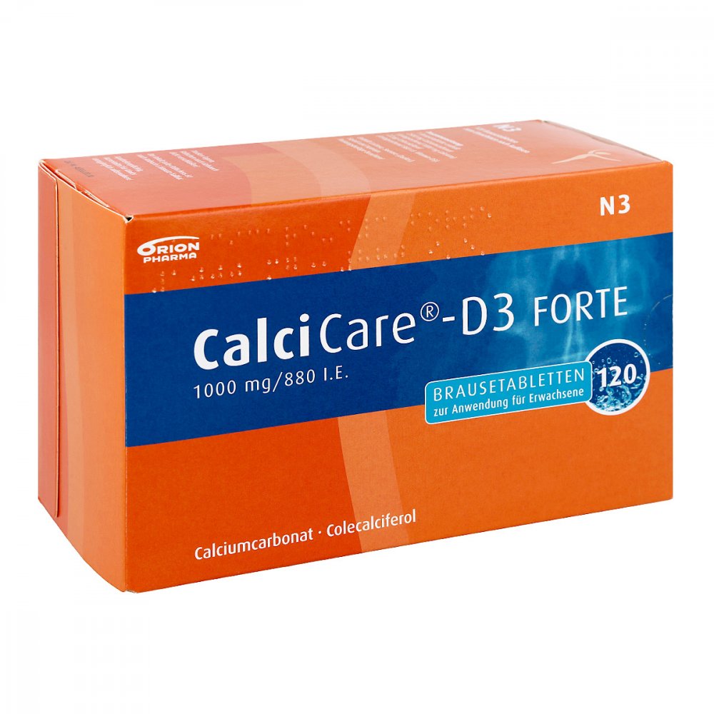 Calcicare D3 forte Brausetabletten 120 stk online günstig kaufen