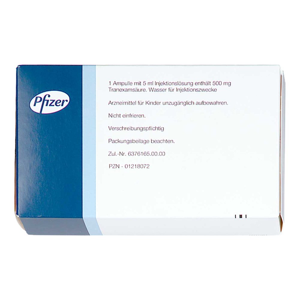 Cyklokapron Injektionslösung 10X5 ml online kaufen