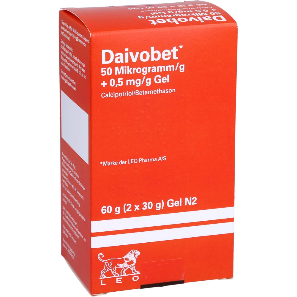 Daivobet 50 Mikrogramm/g + 0,5 mg/g Gel 60 g online kaufen