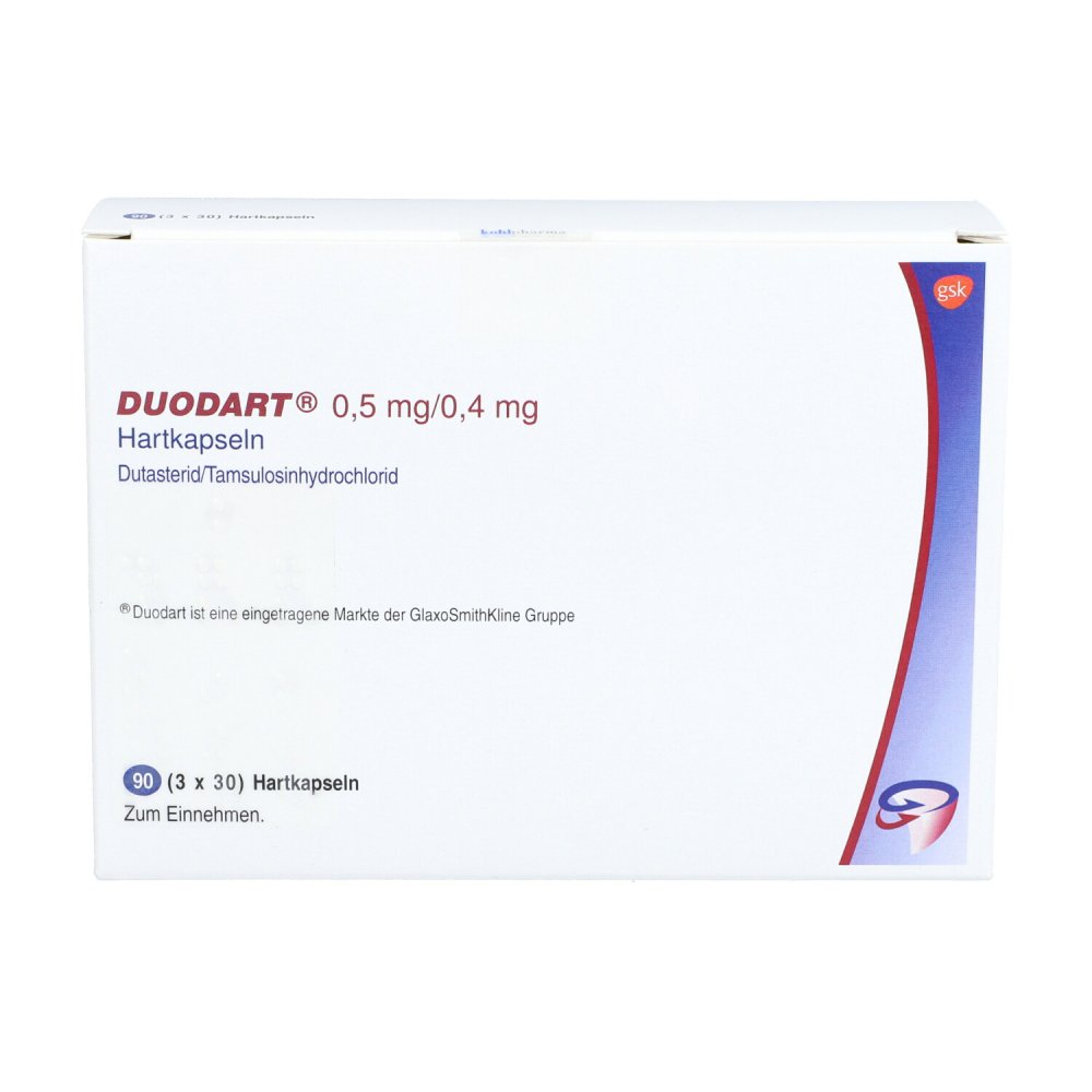 Duodart 0,5 mg/0,4 mg Hartkapseln 90 stk online kaufen