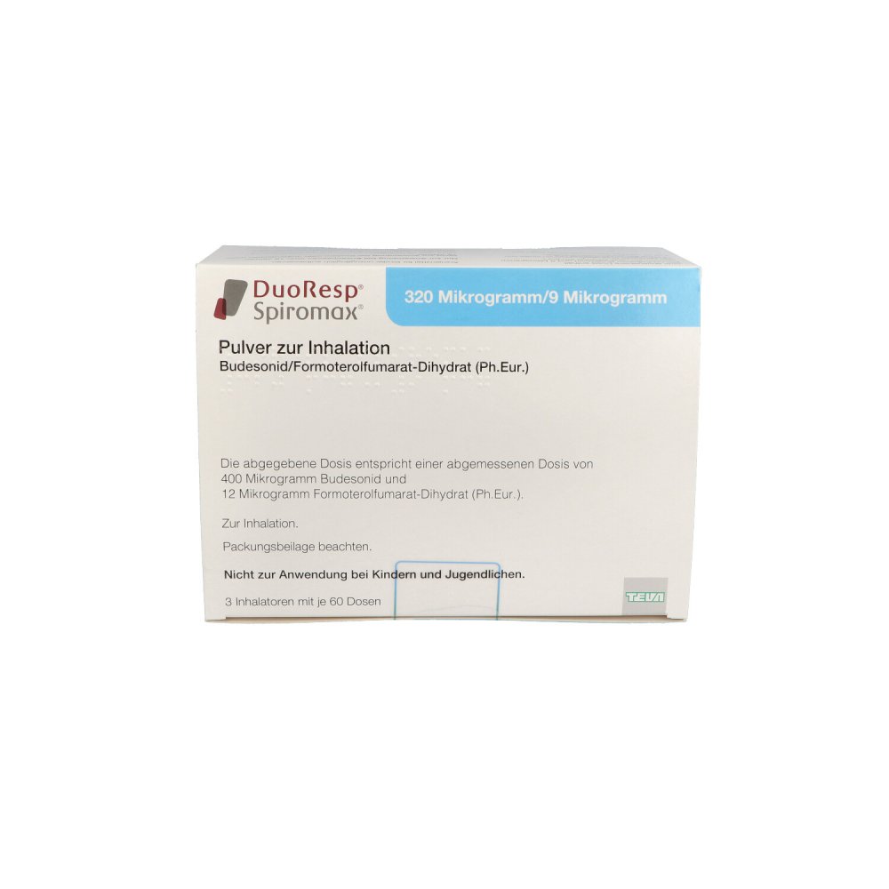 DuoResp Spiromax 320 Mikrogramm/9 Mikrogramm/Dosis 3 stk