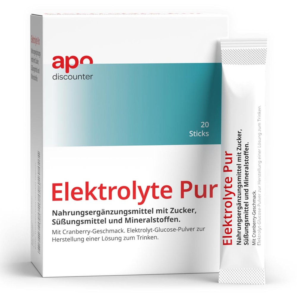 Elektrolyte Pur Sticks von apodiscounter 20X4.7 g