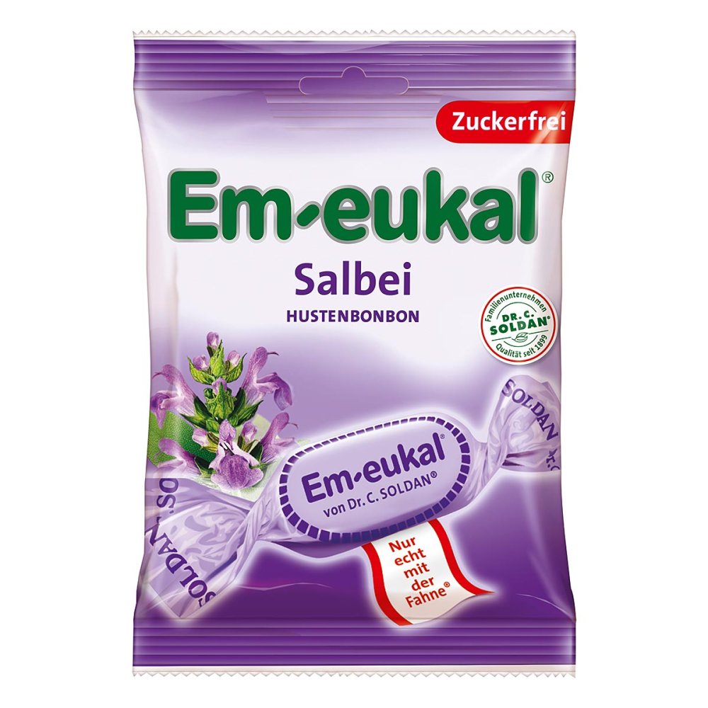 Em Eukal Bonbons Salbei zuckerfrei 75 g online kaufen