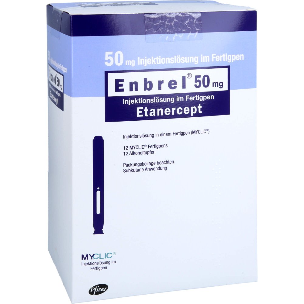 Enbrel 50 mg Myclic Injektionslösung i.e.Fertigpen 12 stk
