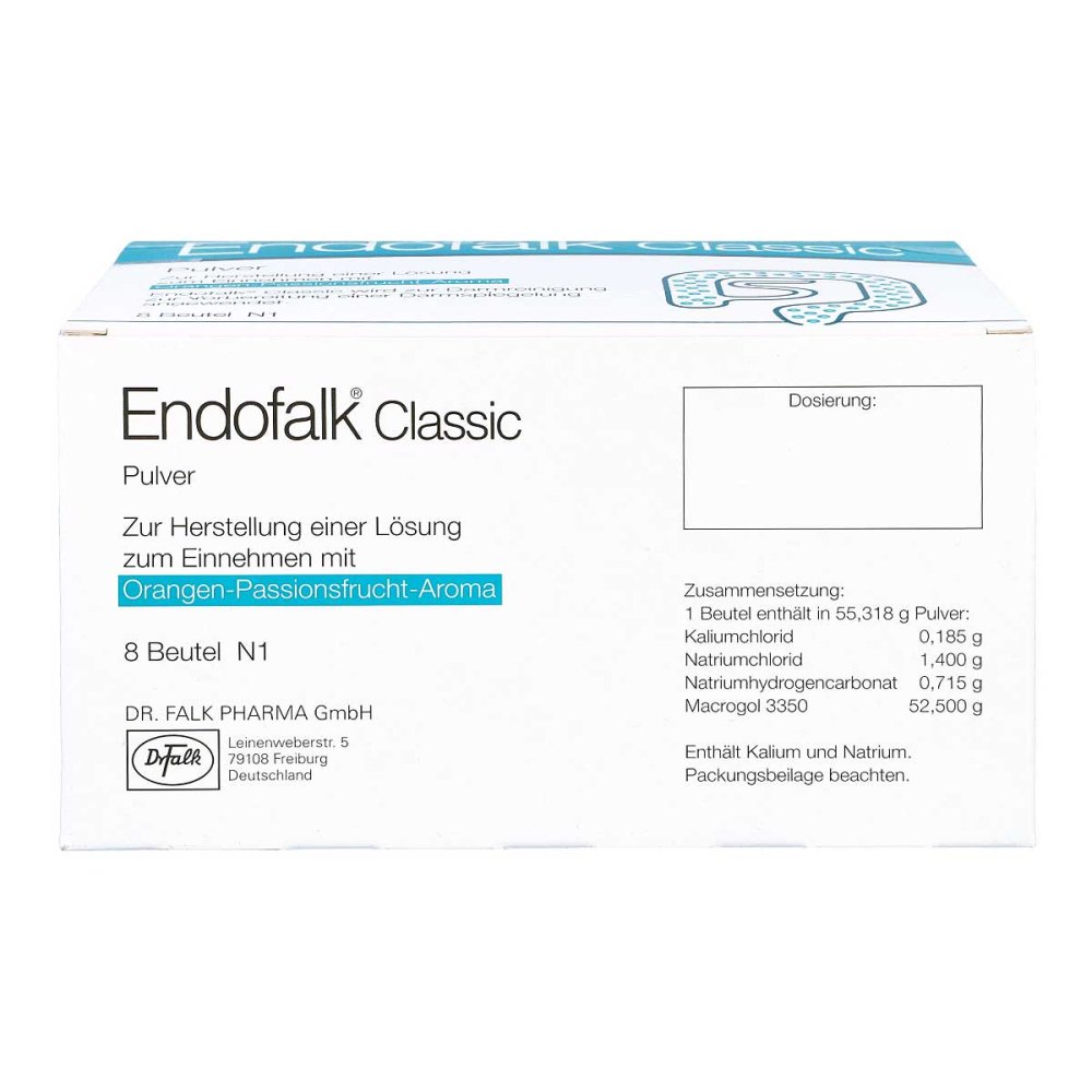 Endofalk Classic Plv.z.her.e.lsg.z.einn.btl. 8 stk