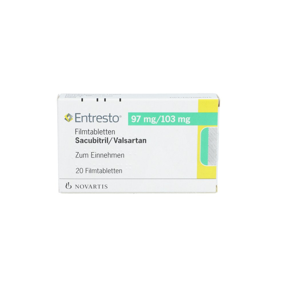 Entresto 97 mg/103 mg Filmtabletten 20 stk online kaufen