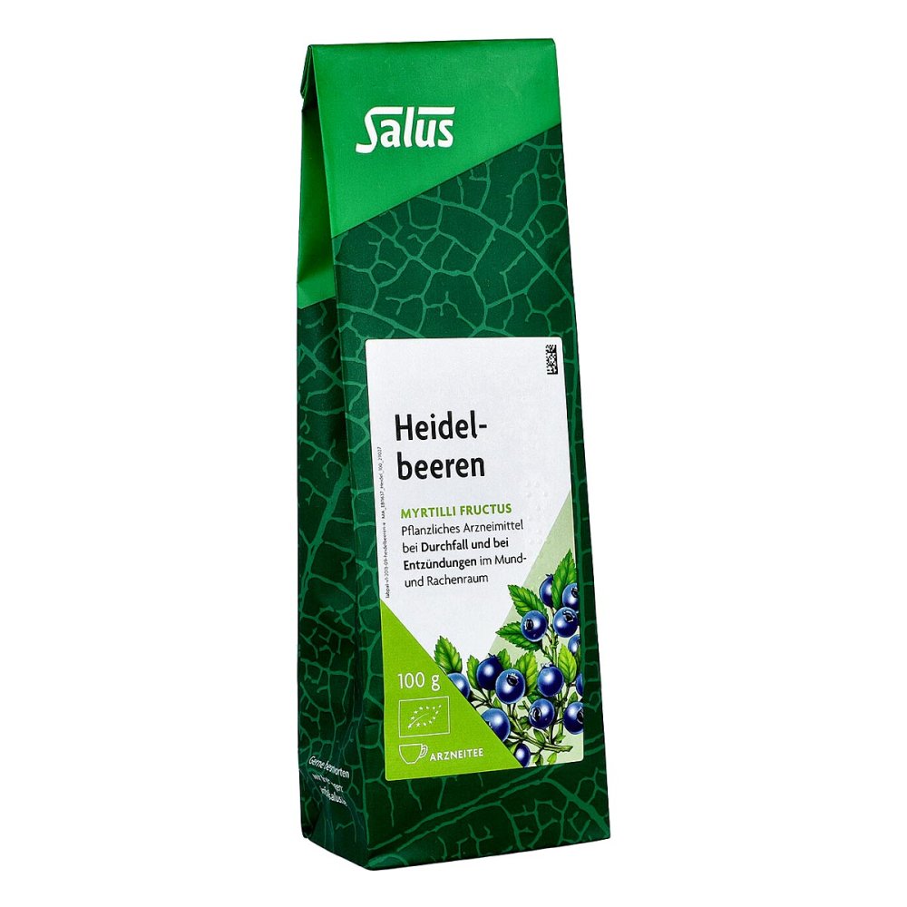 Heidelbeeren Arzneitee Myrtilli fructus Bio Salus 100 g