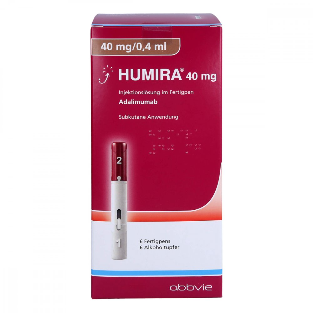 Humira 40 mg/0,4 ml Injektionslösung im Fertigpen 6 stk