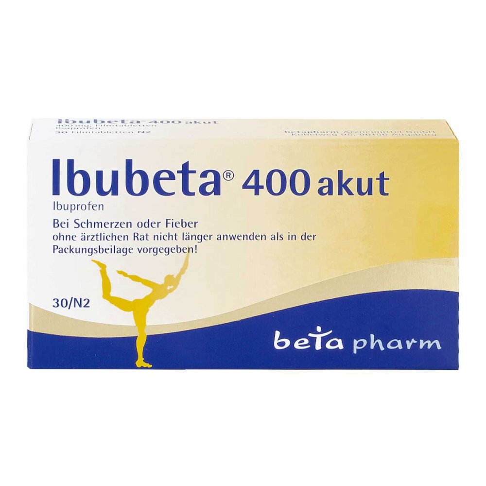 Ibubeta 400 Akut Filmtabletten 30 stk online kaufen