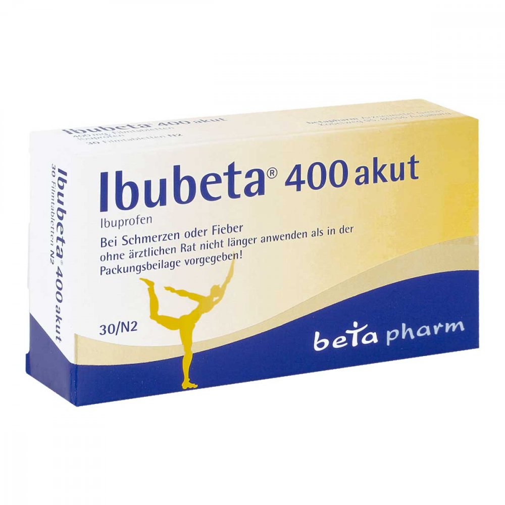 Ibubeta 400 Akut Filmtabletten 30 stk online kaufen
