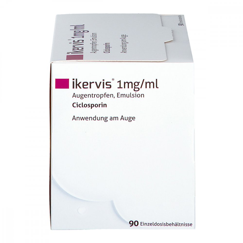 Ikervis 1 mg/ml Augentropfen Emuls.einzeldosispip. 90X0.3 ml