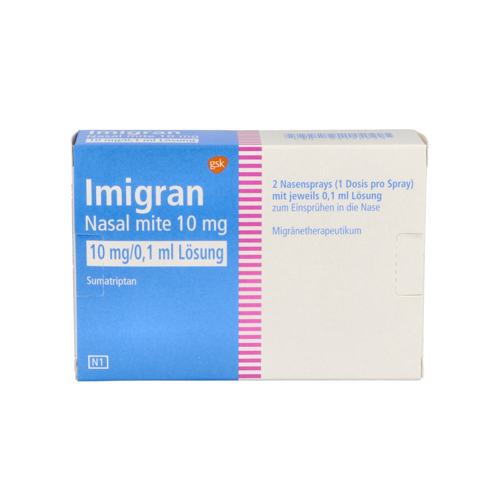 Imigran Nasal mite 10mg 2 stk online kaufen