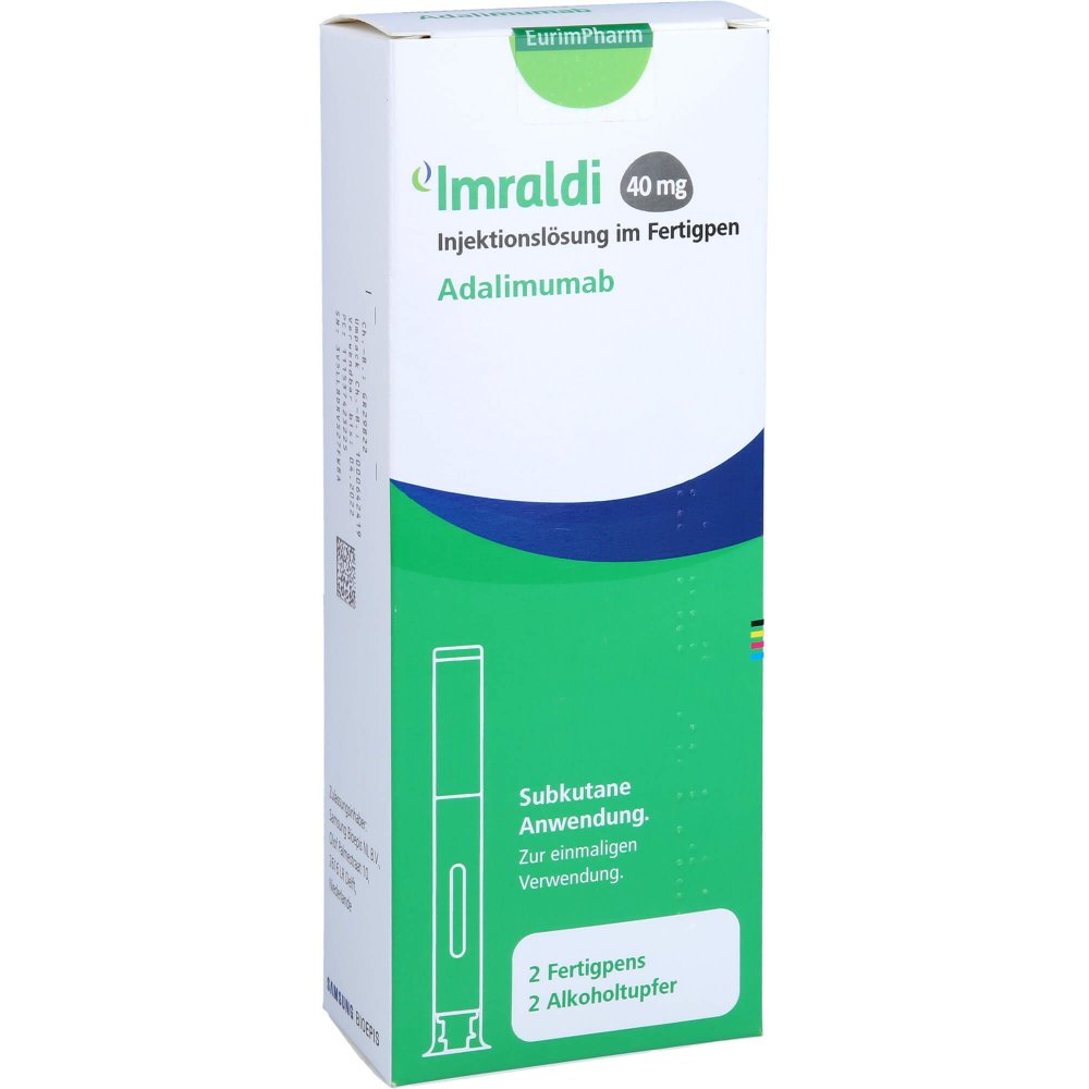 Imraldi 40 mg/0,8 ml iniecto -lösung im Fertigpen 2 stk