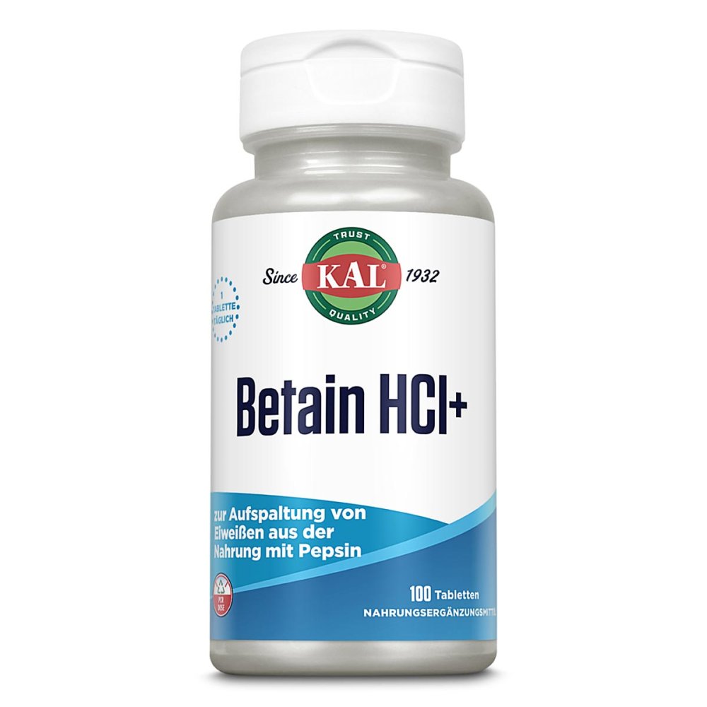 KAL Betain HCl + 250 mg Tabletten 100 stk online kaufen