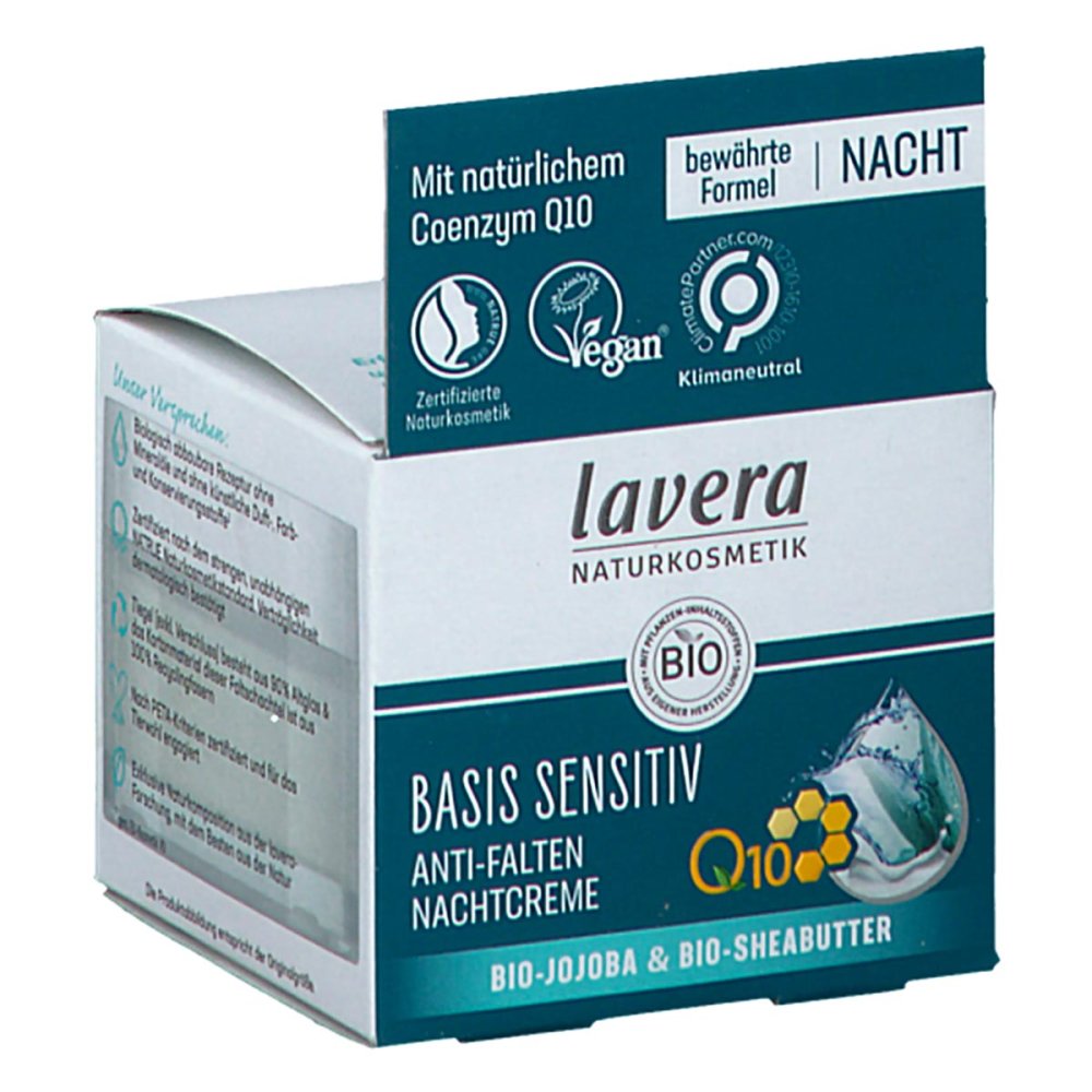 Lavera Basis Sensitiv Nachtcreme Q10 50 ml online kaufen