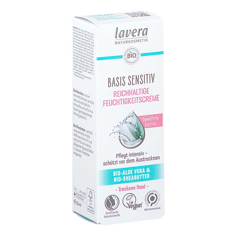 Lavera Basis Sensitiv Reichhalt.feuchtigkeitscreme 50 ml