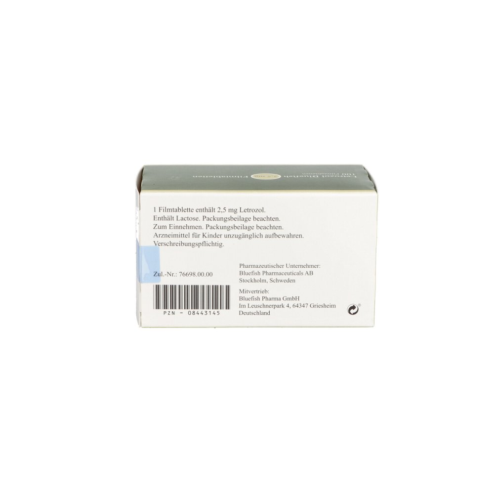 Letrozol Bluefish 2,5 mg Filmtabletten 100 stk