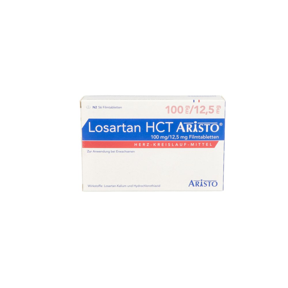 Losartan HCT Aristo 100mg/12,5mg 56 stk online kaufen
