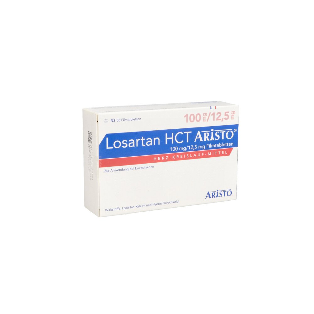 Losartan HCT Aristo 100mg/12,5mg 56 stk online kaufen