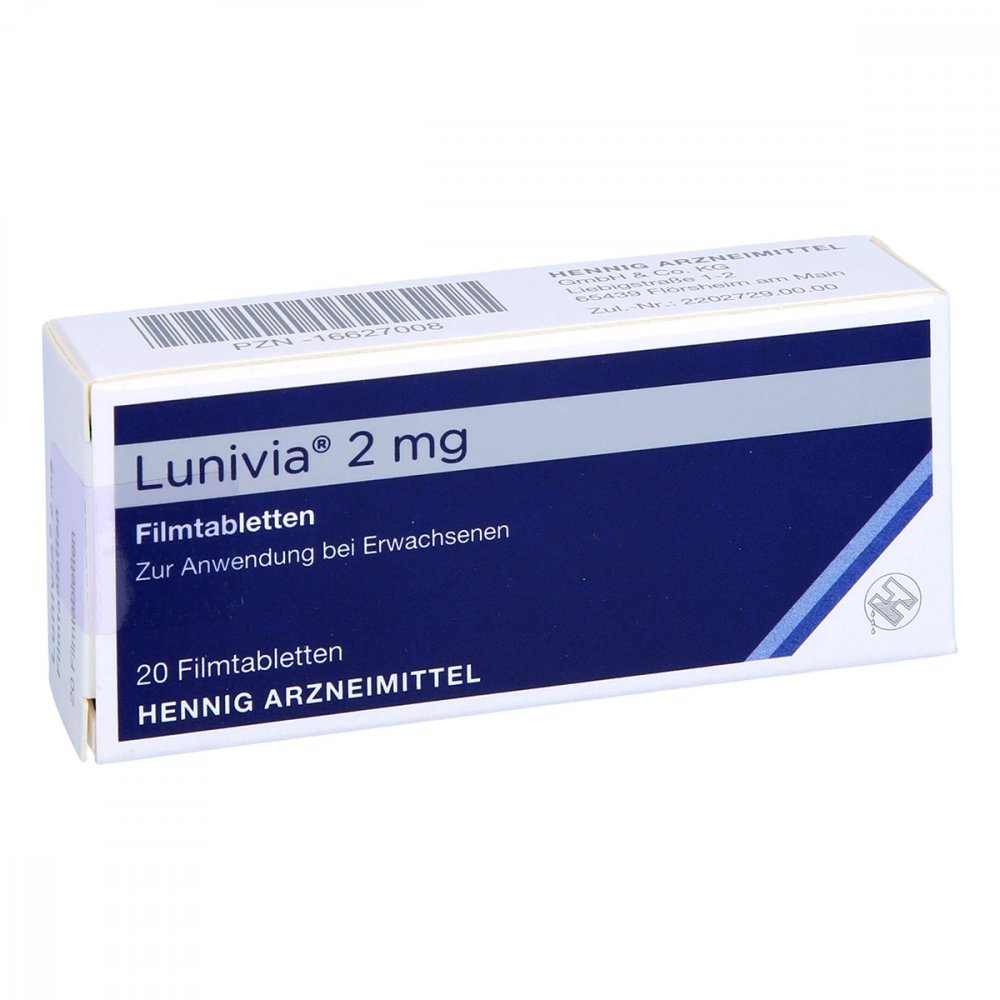 Lunivia 2mg Filmtabletten 20 stk online kaufen