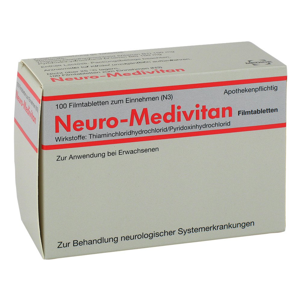 Neuro Medivitan Filmtabletten 100 stk online günstig kaufen