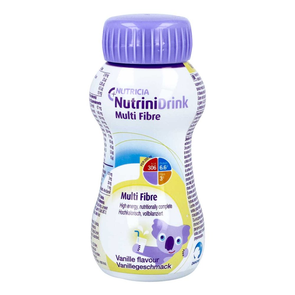 Nutrini Drink Multi Fibre Vanillegeschmack 200 ml